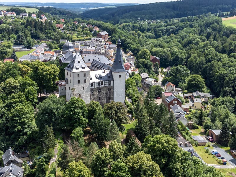 Mylau Castle in Reichenbach Im Vogtland District of Vogtland, Saxony ...