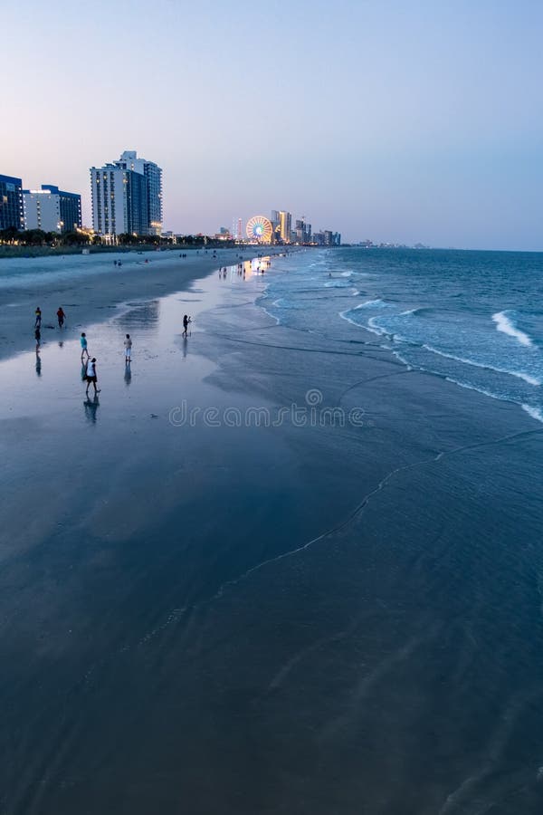 View of Myrtle Beach South Carolina Editorial Stock Image - Image of ...