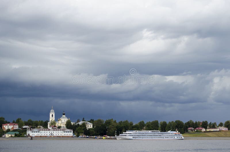 View of Myshkin Russia editorial photography. Image of coast - 127222967