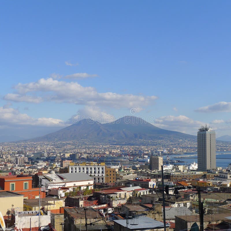 Bay of Naples stock photo. Image of view, landmark, architecture - 29940374