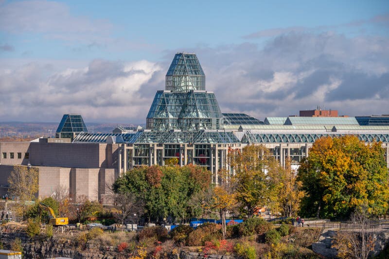 View of the National Gallery of Canada in Ottawa Editorial Photography ...