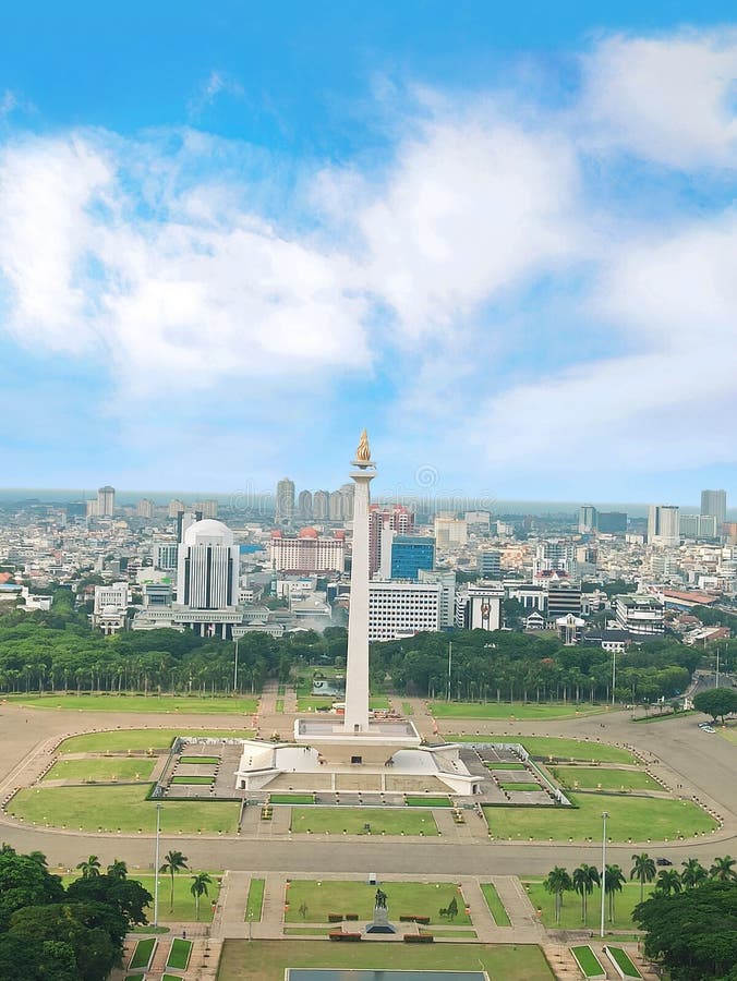 View of the National Monument from the 24th Floor of the National ...