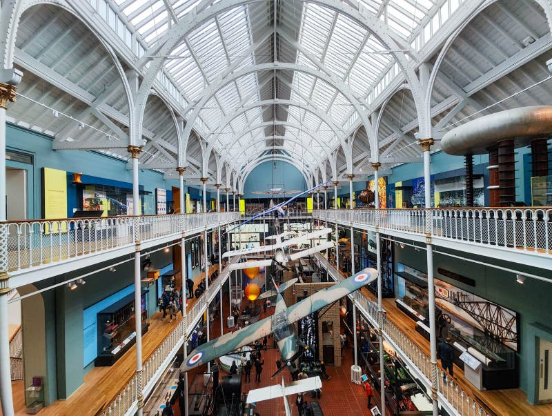 View at the National Museum of Scotland at Edinburgh Editorial ...