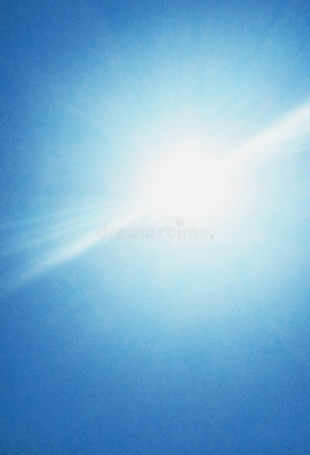The Sun Brightly Shining in the Sky Stock Image - Image of outdoor ...