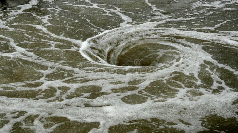 View of Natural Whirlpool in Water Stock Footage - Video of nature ...