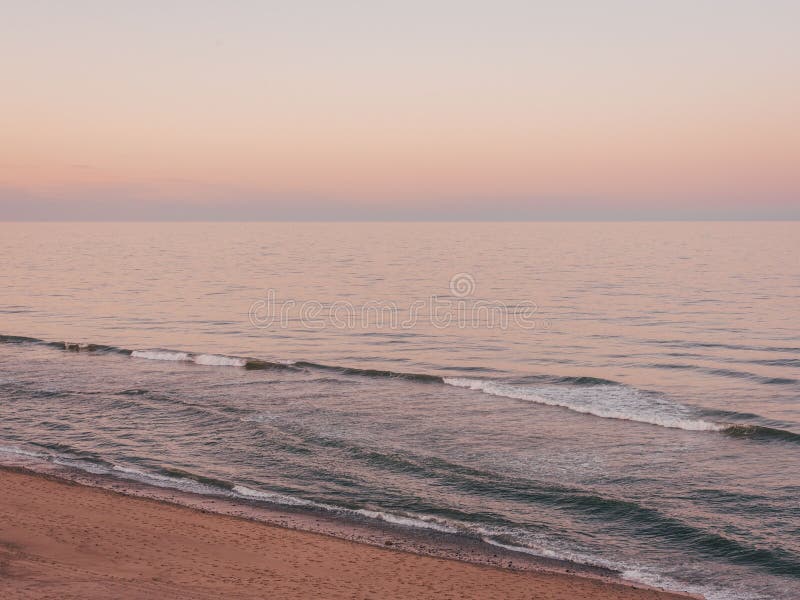 View of Nauset Light Beach at Sunset, in Cape Cod, Massachusetts Stock ...