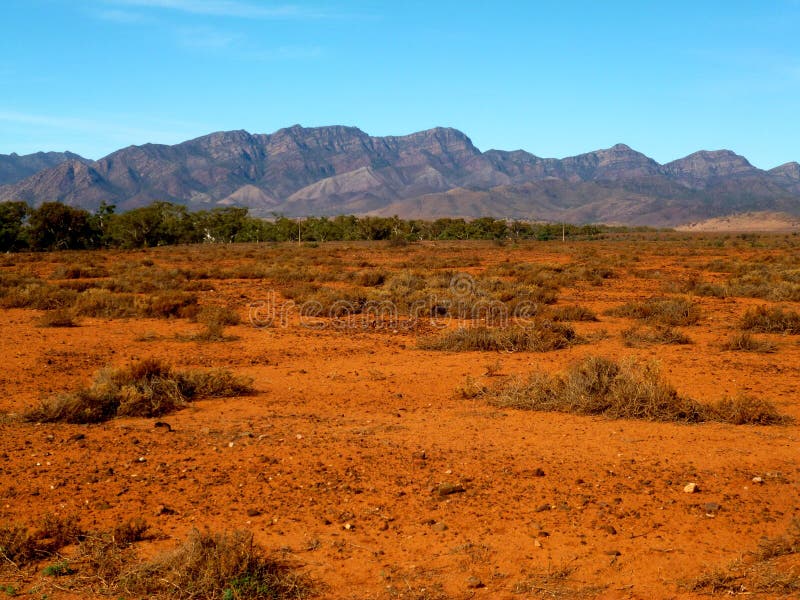 Flinders Ranges stock image. Image of trees, spectacular - 4698365