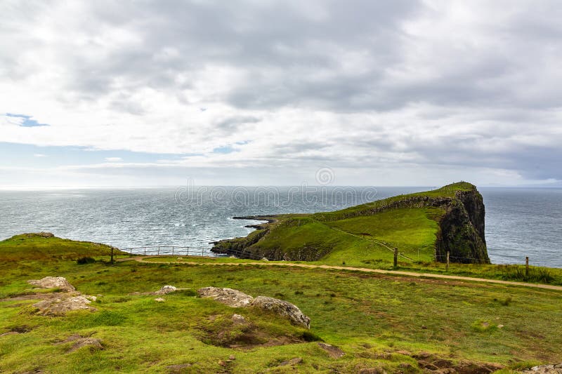 A view of Neist Point stock photo. Image of westernmost - 270960824