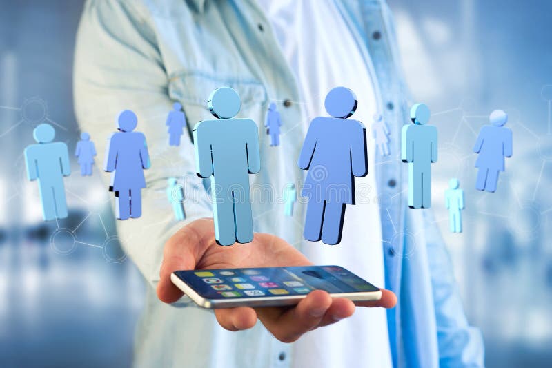 3d People Connection Stock Illustrations – 22,041 3d People Connection ...