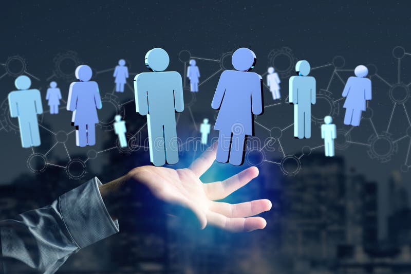3d People Connection Stock Illustrations – 22,041 3d People Connection ...