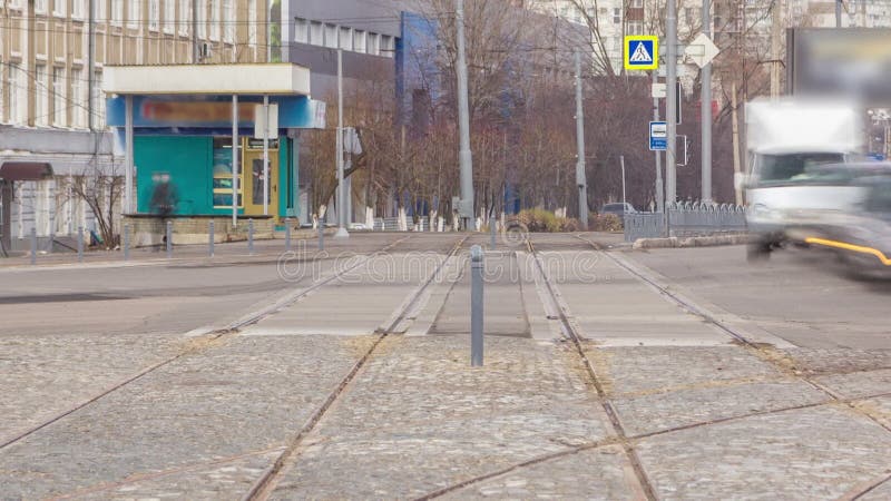 View with a New Asphalt Road Under Construction. Stock Footage - Video ...