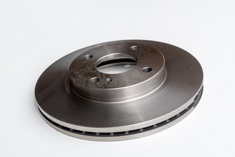 View of a New Car Brake Disk Stock Photo - Image of spare, background ...