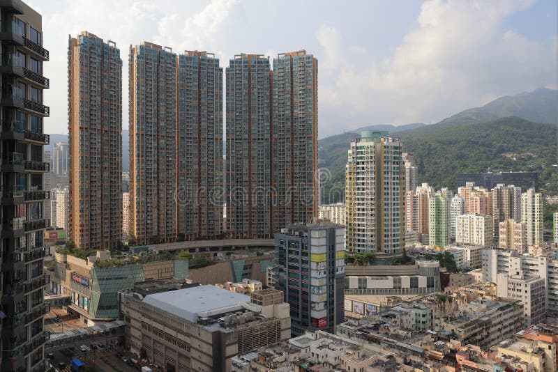 The View of New and Old Residential Area Buildings 9 Sept 2021 ...