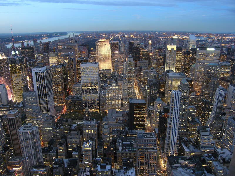 New York City Nightscape stock photo. Image of york, city - 4116878