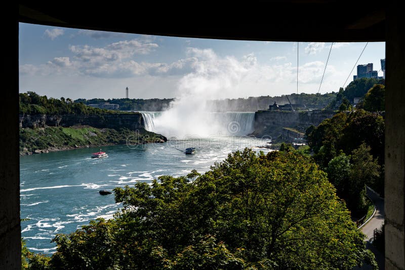 View of Niagara Falls from the Canadian Side Editorial Photo - Image of ...