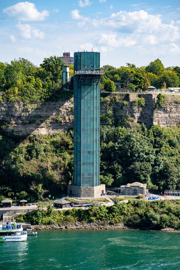 View of the Niagara Falls Observation Tower on the American Side ...
