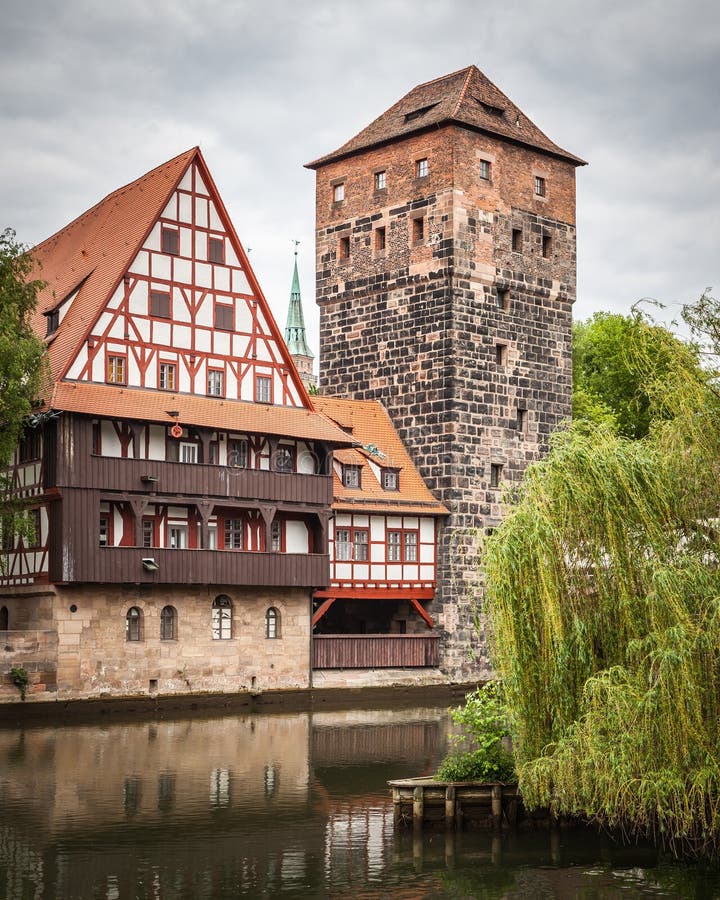 View of Nuremberg in Germany Stock Image - Image of medieval ...