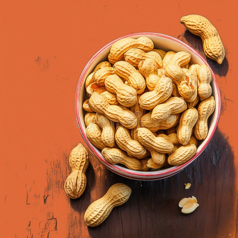 View Nutty Delight Peanuts in a Bowl, Ready for Snacking Stock ...