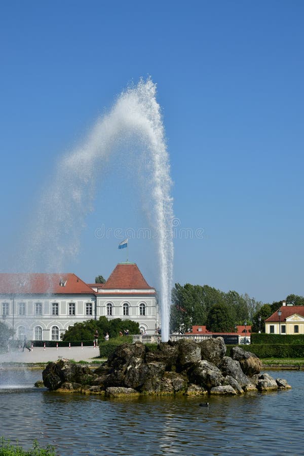 A View of the NYMPHENBURG Castle in Munich, Germany Editorial Photo ...