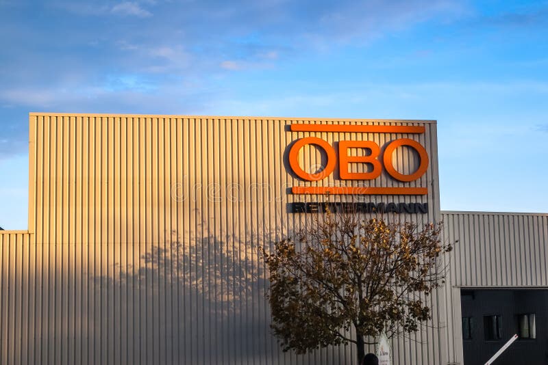 View on OBO Betterman Industrial Building Editorial Photo - Image of ...