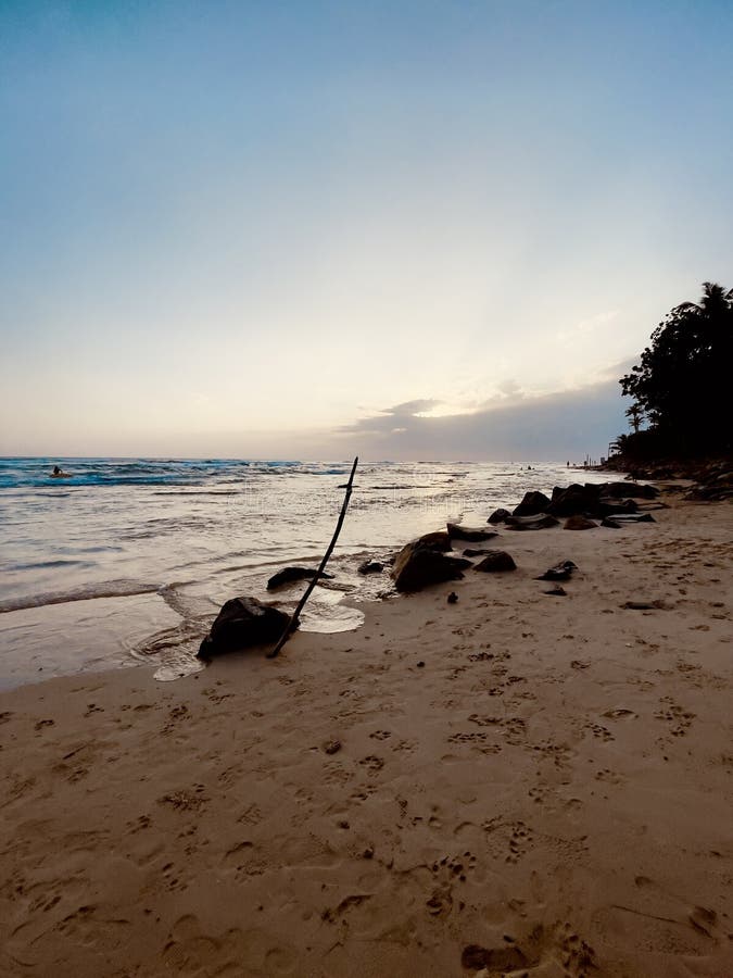 Ahangama Beach, Sri Lanka stock image. Image of serene - 320406233
