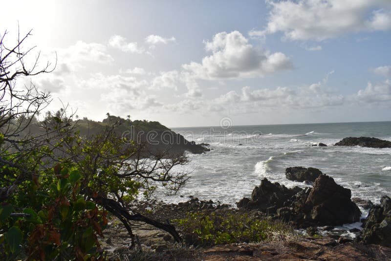 Galera Point, Toco, Trinidad Stock Photo - Image of nature, cloud ...