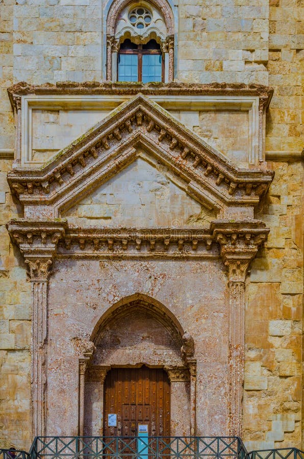 View of an Octagonal Castle Castel Del Monte Near Andria, Italy ...