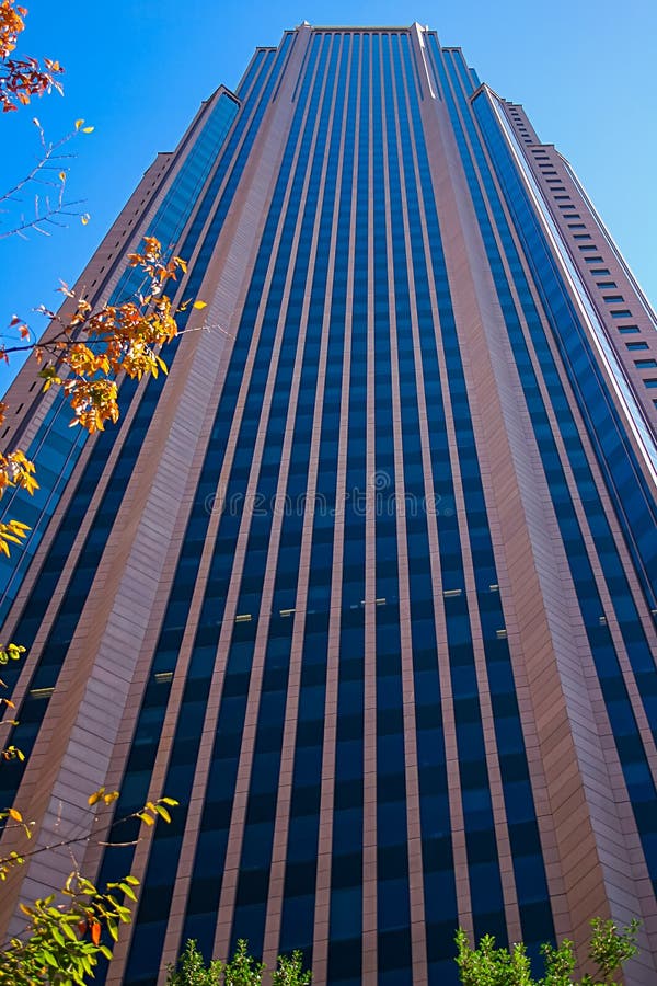 Office Tower from Ground stock photo. Image of architecture - 121821214