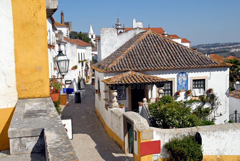 Historic Town Albufeira in Algarve,Portugal Stock Image - Image of ...