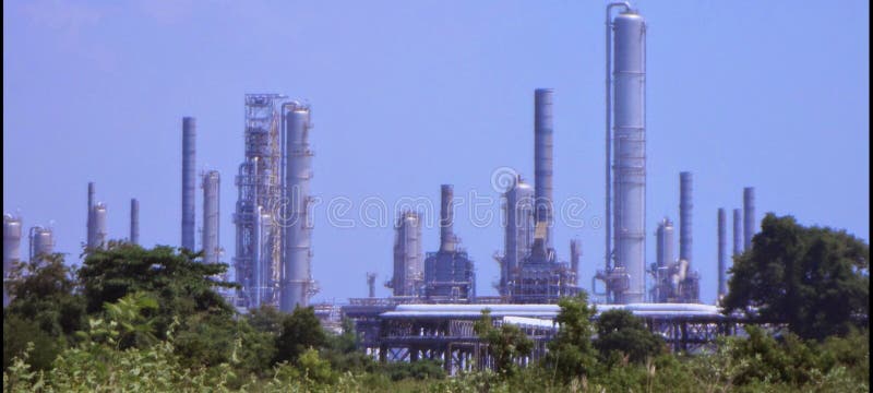 View of an Oil Refinery in Bojonegoro, East Java Stock Photo - Image of ...