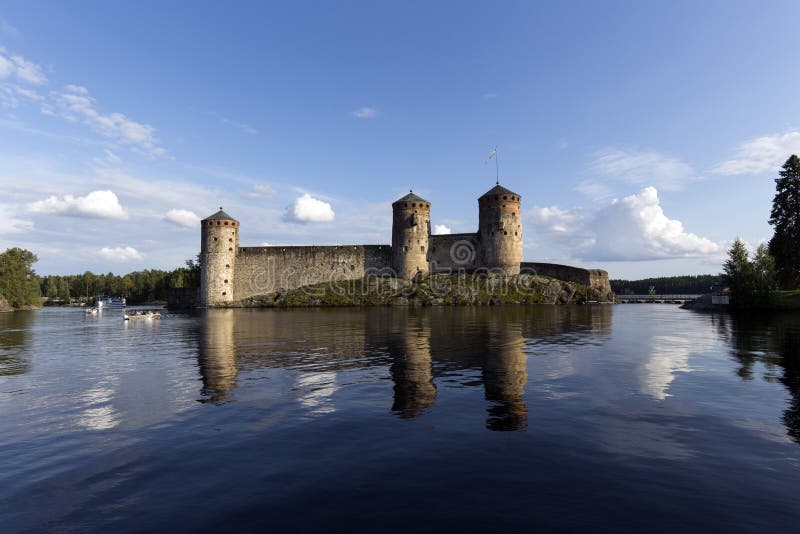 View of Olavinlinna Castle in Savonlinna during Summer Editorial Image ...