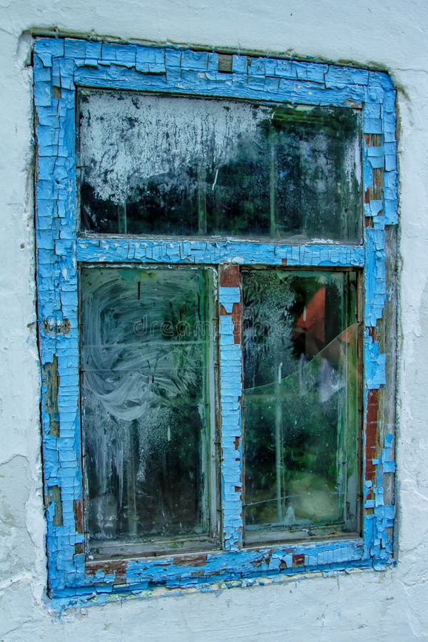 View of Old Abandoned House Window Stock Photo - Image of detail ...