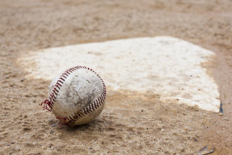 Baseball on the Ground stock photo. Image of ground - 244672928