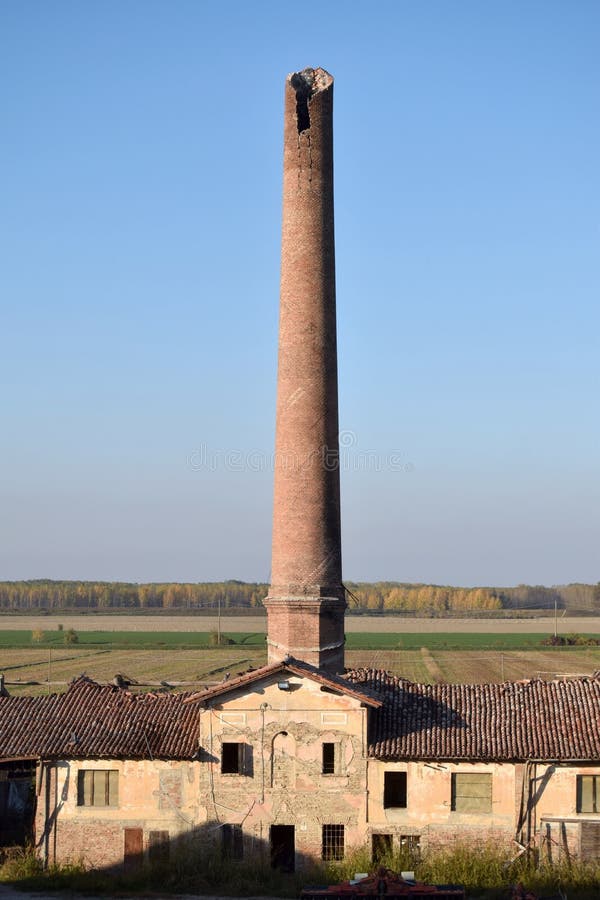 Post-industrial Archeology - an Old Brick Factory Stock Photo - Image ...