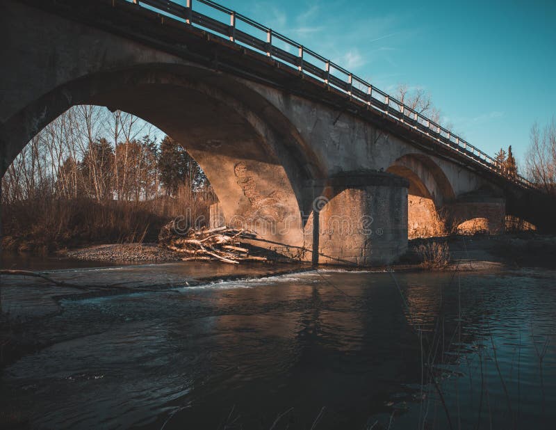 Light trough the bridge stock image. Image of view, sunshine - 111050931