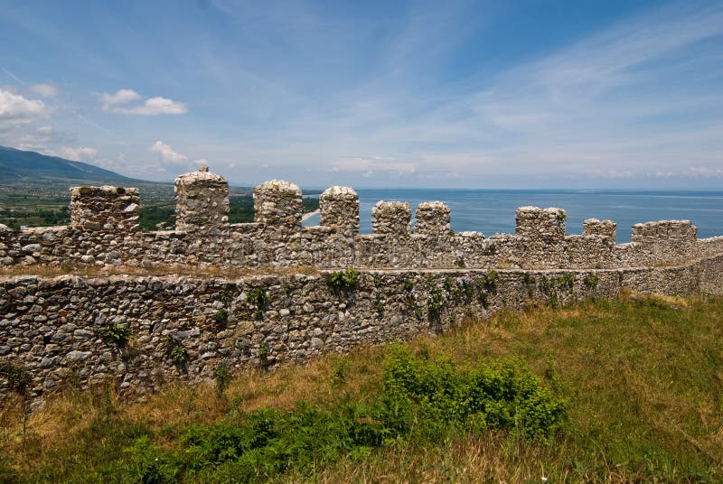 Platamonas castle stock image. Image of castle, citadel - 29727393