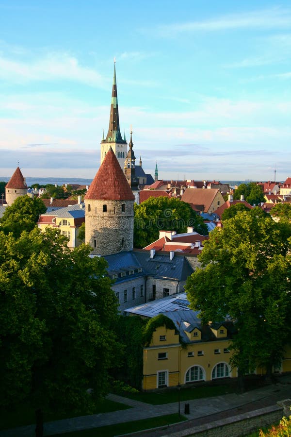 View of an old city stock image. Image of ages, tower - 11543263