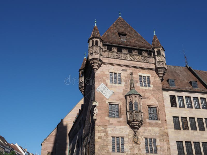View of Old City Centre in Nuernberg Stock Photo - Image of germany ...