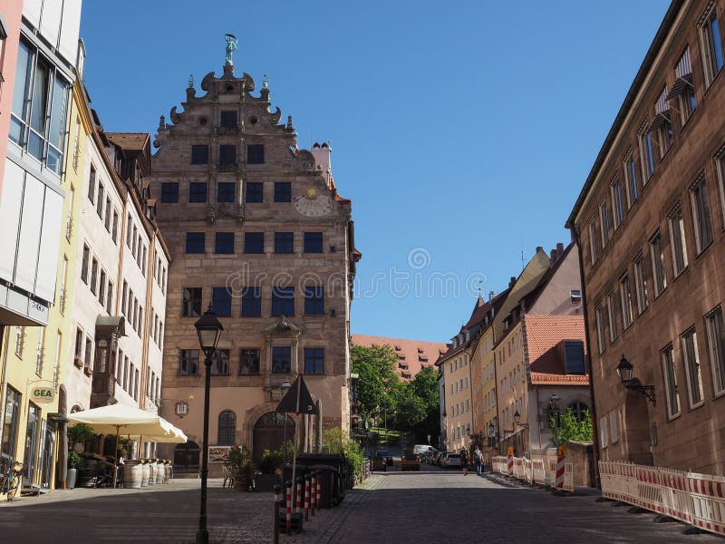 View of Old City Centre in Nuernberg Editorial Photo - Image of rnberg ...