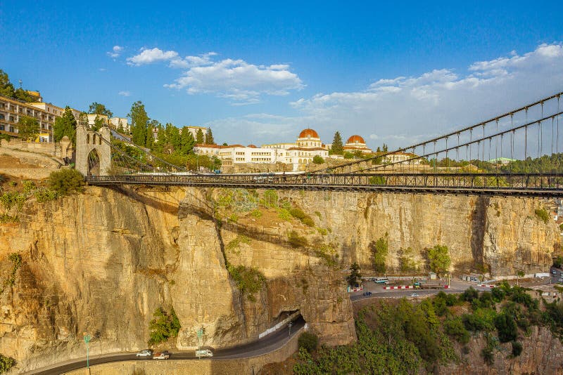 Constantine city, Algeria stock image. Image of people - 257025673