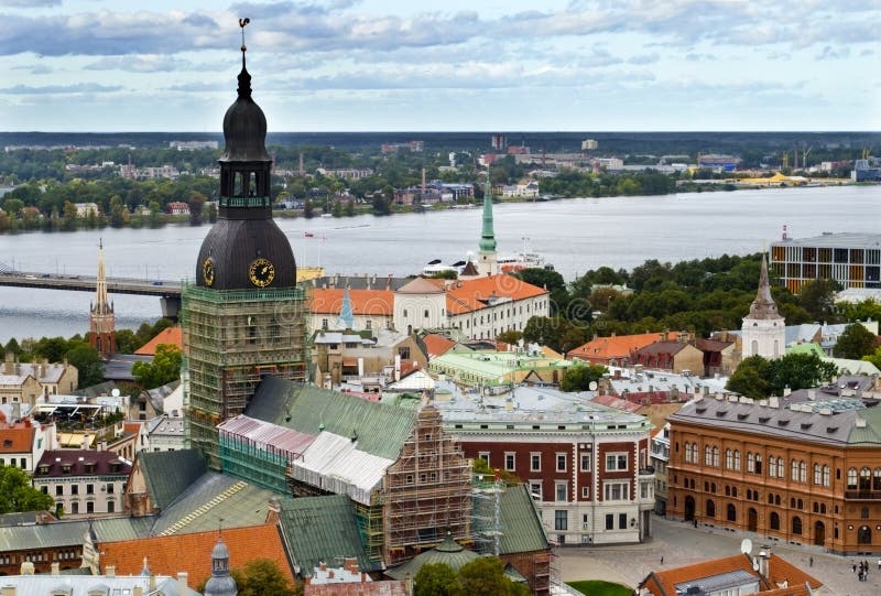 Riga, Latvia old town stock photo. Image of baltic, ancient - 13921844