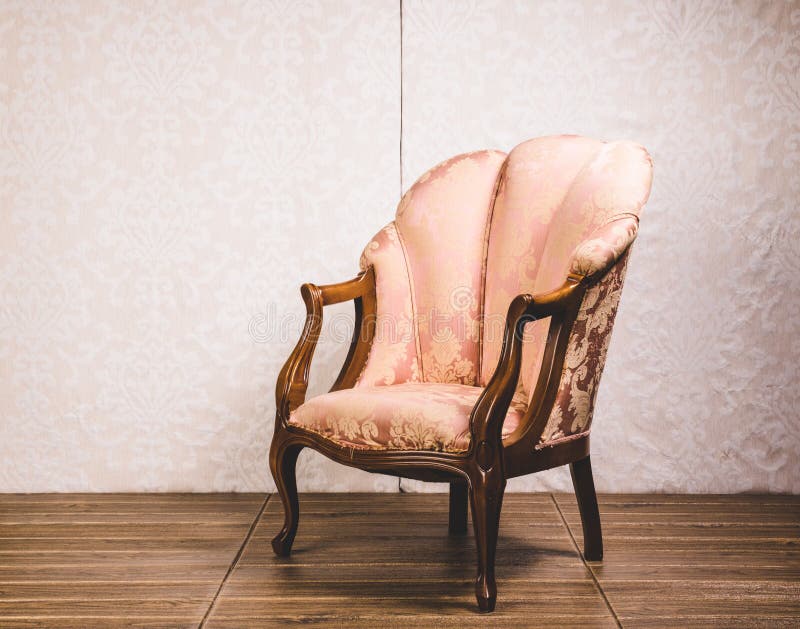 View of an Old Classical Vintage Armchair. Stock Photo - Image of ...