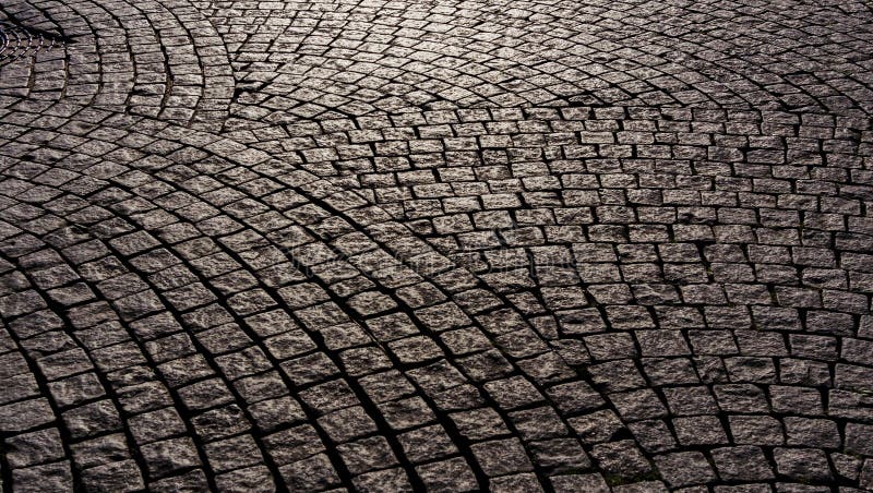 View of an Old Cobbled Square in Europe. Stock Photo - Image of pattern ...