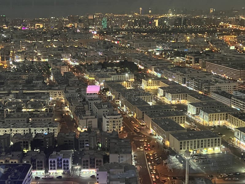 View of Old Dubai from Dubai Frame in Dubai, UAE Editorial Photo ...