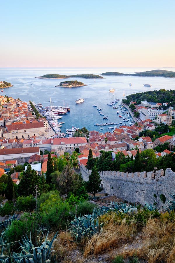 Hvar Town, Hvar, Croatia stock image. Image of hvar - 309872537