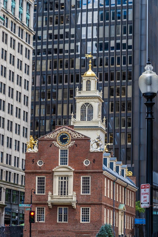 A View of Old and New Buildings in Boston Editorial Image - Image of ...