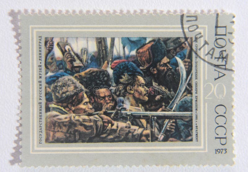 View of Old Russian Postage. Editorial Image - Image of soviet ...