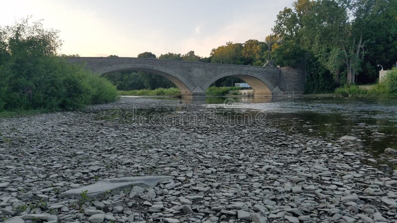 Old Mill Bridge in Toronto stock image. Image of europe - 253278451