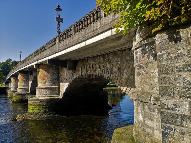 Landmarks of Scotland - Dumbarton Stock Image - Image of landscape ...