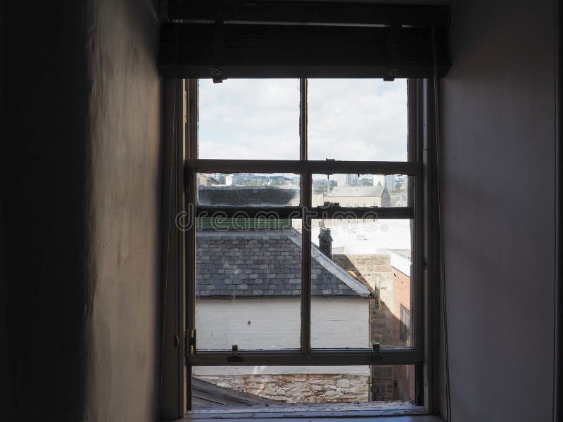 View from a window stock image. Image of great, roofscape - 326139905